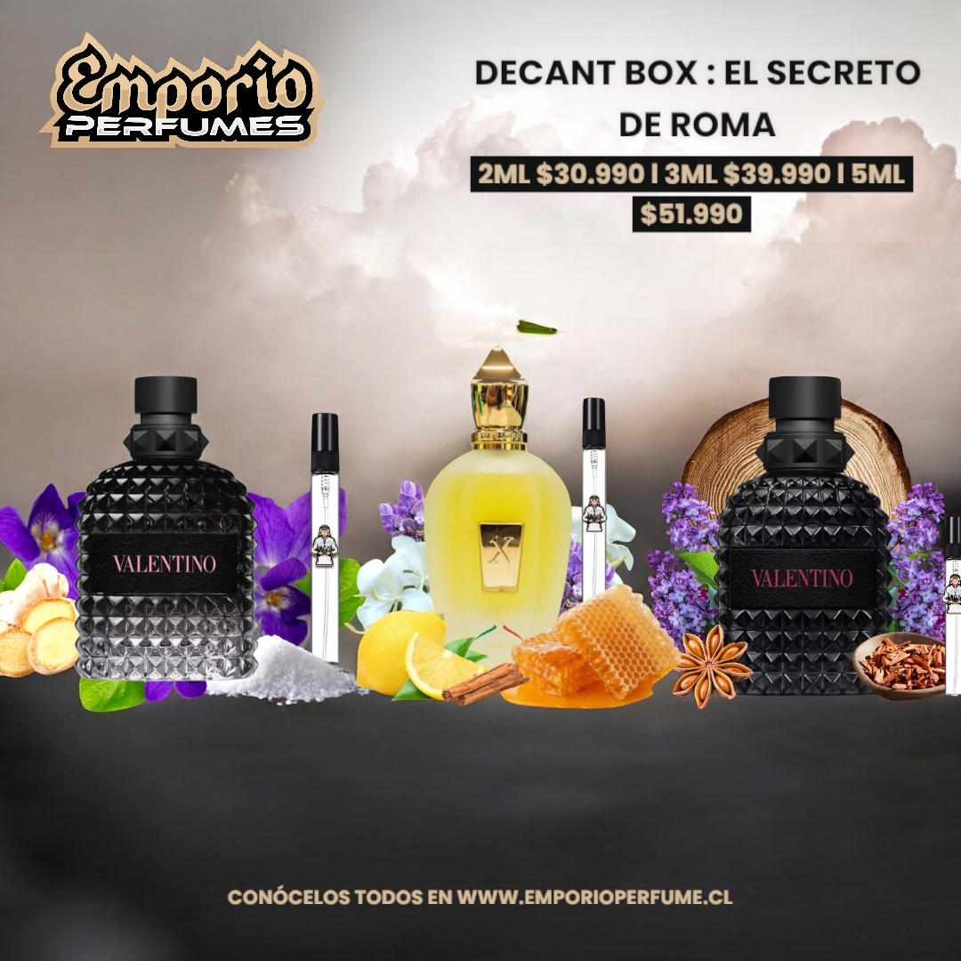 DECANT BOX : EL SECRETO DE ROMA – emporioperfumes