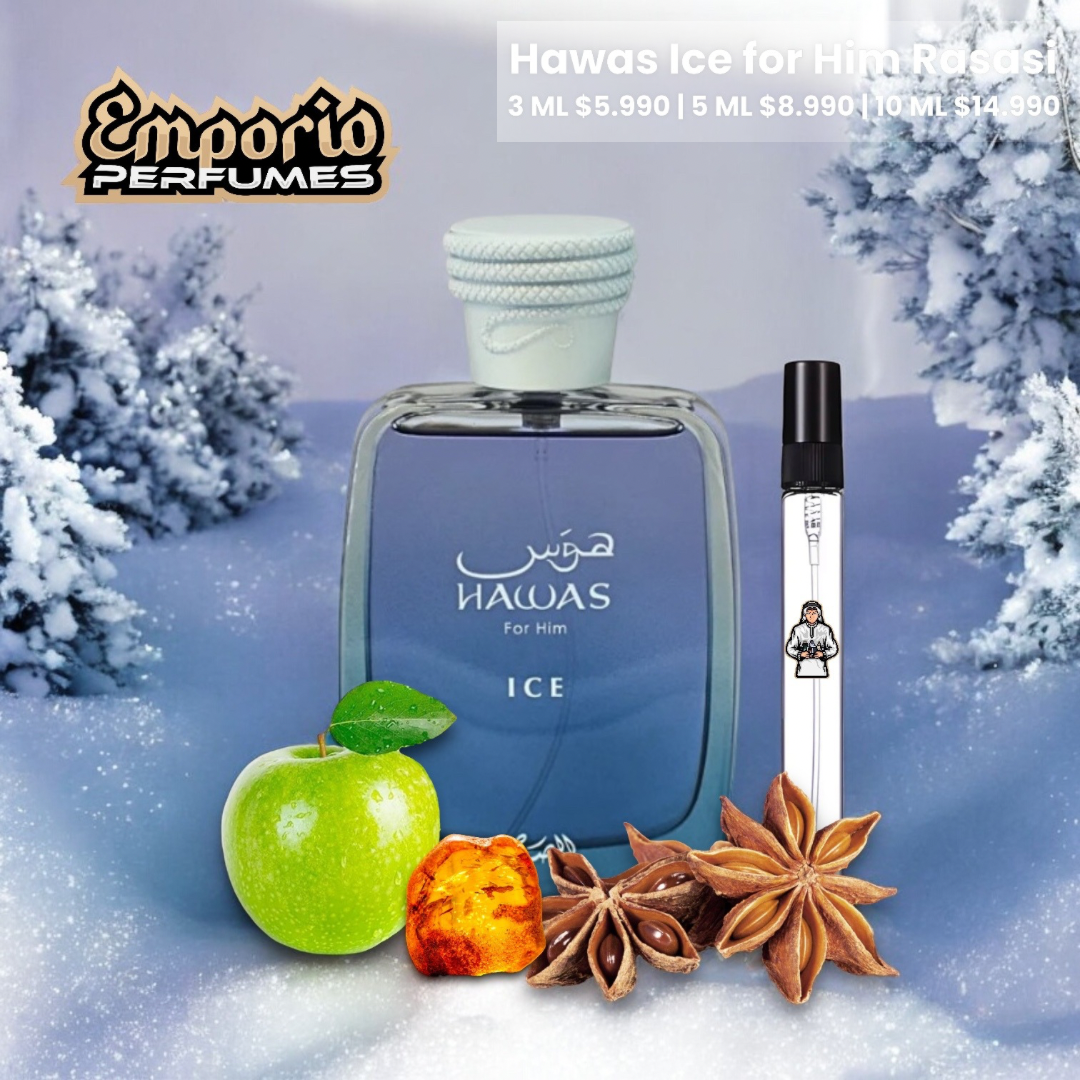 Decants de Hawas de rasasi ( ICE ) – emporioperfumes